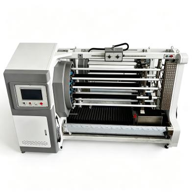 China Full Independent Servo Automatic Slitting Machine 15KW Power Fully Automatic BOPP Tape Slitting Machine Long Term Stability for sale