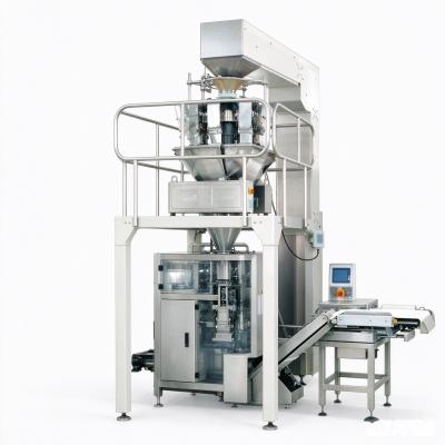 China Automatic Vertical Packaging Machine 10 Head Computer Weigher Snack Granule Packing for sale