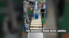 Automatic Round Bottle Labeling Machine High Speed Solution