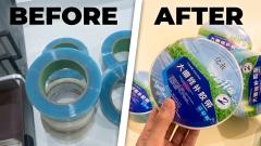 Circular Guide Rail Sleeve Labeling Machine ZRB-150H | High-Speed Tape Packaging