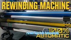 ZRF-1300W Automatic Rewinding Machine High Speed Solution