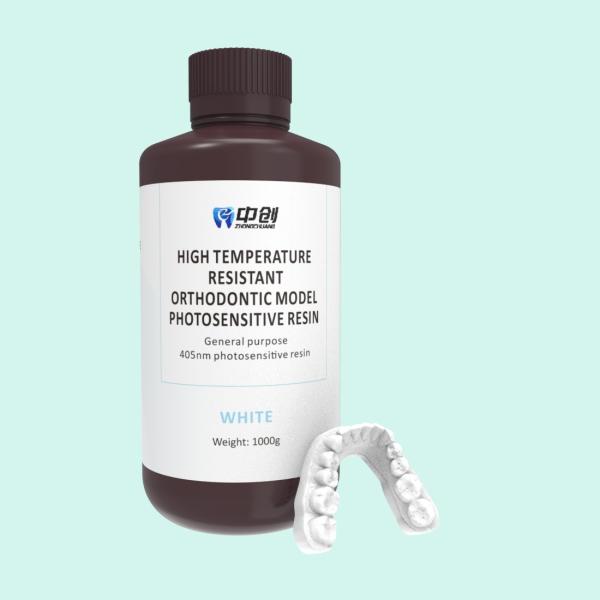 Quality Orthodontic Model Photosensitive Resin White Photo Sensitive Resin Fast Curing for sale