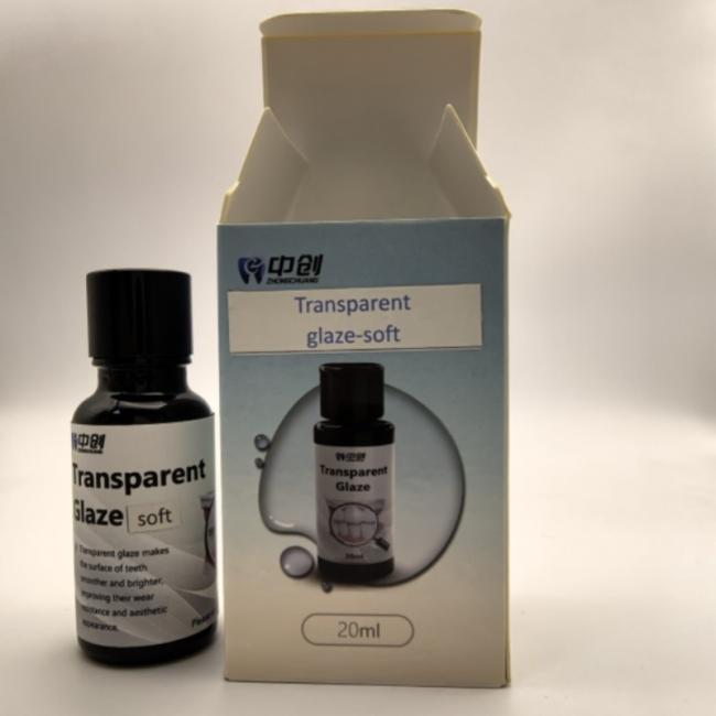 Finished dental model with glossy transparent glaze