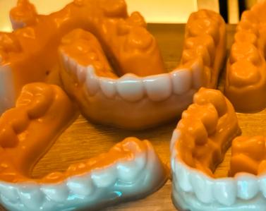 China Model Resin Dental Intraoral Scan Customized Denture Base Educational Demonstration for sale