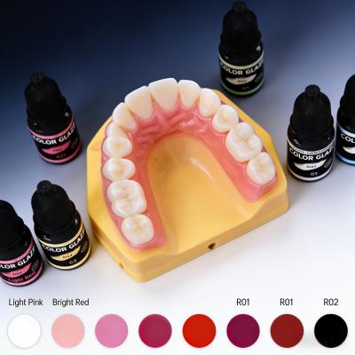 China Base Color Blocking Gingiva Shade Guide Set Offering Excellent Mechanical Strength Designed for in Dental Prosthodontics for sale