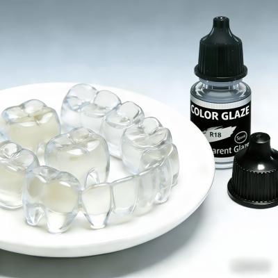 China Self-curing Transparent Glaze Offering Excellent Color Stability and Curing Time 30-60S Suitable for Protective Finishes for sale