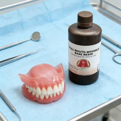 China Liquid denture base resin material type resin offering consistent and easy handling for dental prosthetic manufacturing for sale