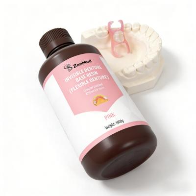 China High Flexibility Invisible Denture Base Resin Flexible Denture Liquid Form Compatible With Standard Denture Teeth Perfect For Dental for sale