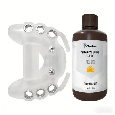 China High Biocompatibility High strength surgical guide resin translucent or tooth colored engineered to provide dental surgical support for sale