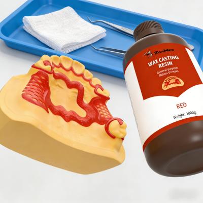 China Table Accuracy Wax Casting Photosensitive Resin Green 1kg/Bottle for sale