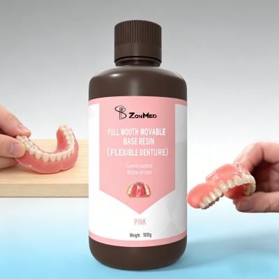 China Biocompatibility Yes removable denture base material developed to enhance dental prosthetic safety and comfort with short processing time for sale