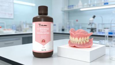 China High Hardness Full Mouth Movable Base Resin Offering Biocompatibility and Short Processing Time Ensuring Dental Prosthetics for sale