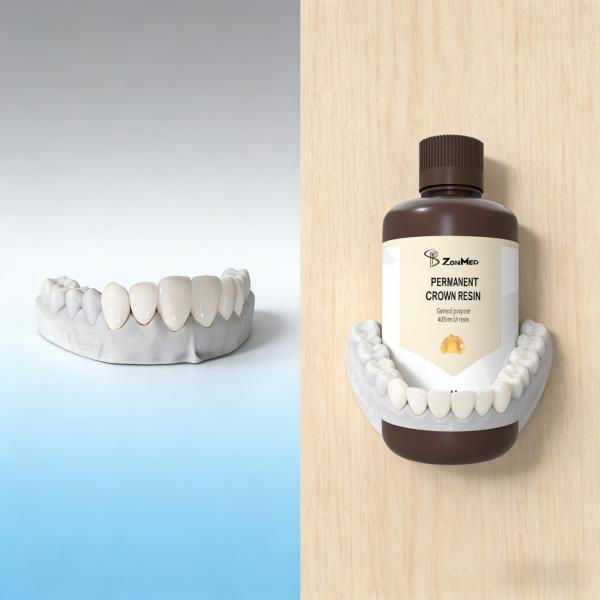 Quality Bending Modulus 6500 Mpa Permanent Crown Resin High Hardness No Flexibility Ideal Dental Resin for Strong Crown Fabrication for sale
