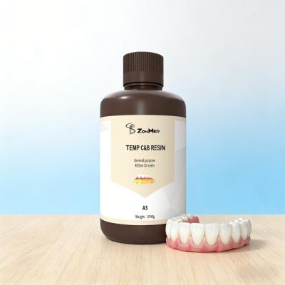 China Regular DLP Printer And LCD Printer Temp C B Resin Temporary Crowns And Bridges Dental Restorations Notch Impact Strength 40.5-60.5 for sale