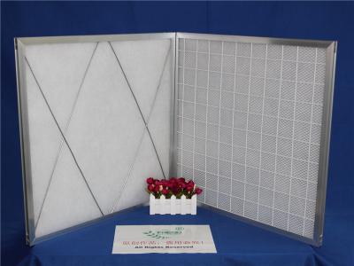 China Stainless Steel Frame Washable Metal Mesh Pre Filter Material EN779 Certificated for sale