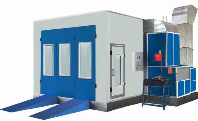 China Water Based Car Diesel Heating Automotive Paint Booths With 0.6mm Galvanized Plate for sale