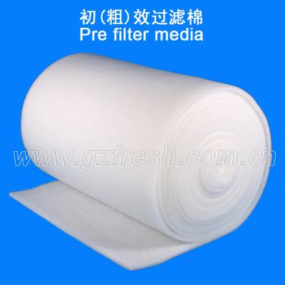 China 20 mm Synthetic Fiber Washable Pre Filter Media For  Spray Booth for sale