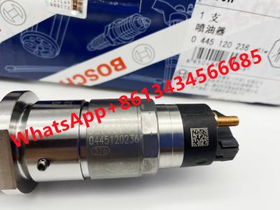 China Genuine Original Common Rail Injector 0445120029 0445120125 0445120236 for Case Cummins Komatsu bosch fuel injector for sale