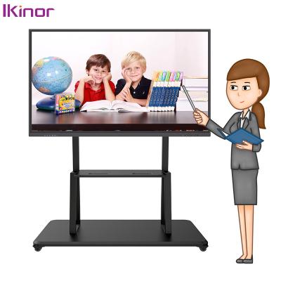 China Custom UHD Led Education Interactive Flat Panel 75 Inch Touchscreen for sale