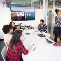 China Ikinor 65 Inch Interactive Flat Panel Touch Screen Smart Whiteboard for Conference Room Android 11 for sale