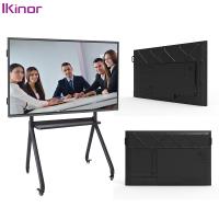 China Ikinor 65 Inch Interactive Flat Panel Touch Screen Smart Whiteboard for Conference Room Android 11 for sale
