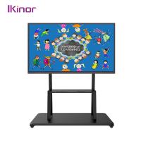 China 75 Inch Interactive Flat Panel Display 4K UHD 20 Point Touch for Education for sale