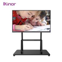 China Portable 98 Inch Infrared Interactive Flat Panel 4K UHD Touchscreen for Classroom Teaching for sale