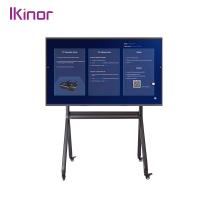 China Ikinor 75 Inch IR Touch Interactive Whiteboard Display 4K Android 11 Smart Board for sale