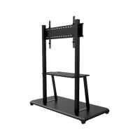 China Adjustable Interactive Whiteboard Stand for 55-86 Inch Screens 160cm Height 150kg Capacity for sale