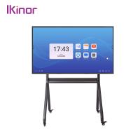 China 86 Inch 4K 20 Point Multi Touch Interactive Whiteboard Stand Smart Board for sale