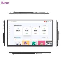 China 86 Inch 4K 20 Point Multi Touch Interactive Whiteboard Stand Smart Board for sale