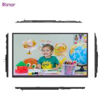 China ROHS 65 Inch Interactive Flat Panel Multi Touch Screen Smart Board 4K UHD 20 Point IR Touch for sale