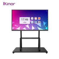 China 65 Inch Interactive Digital Whiteboard IR Touch Smart Board 4K UHD 20 Point Touch for sale