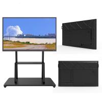China Ikinor 75 Inch UHD 4K Interactive LED Flat Panel Whiteboard with 20 Point Touch and USB Type-C for sale