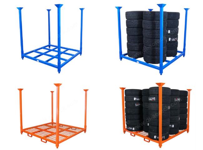 Space Saving Warehouse Metal Stacking Rack for Efficient Material Handling