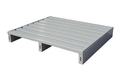 Quality Colorful Injection Warehouse Storage Industrial Steel Metal Skid Pallet Stacking for sale