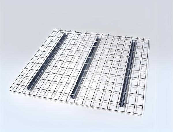 Quality Customized Large Size Galvanized Steel Metal Customized Big Step Beam Wire Mesh Deck Heavy Duty Support for sale