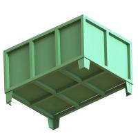 Quality Warehouse Heavy Duty Foldable And Stackable Steel Stillage Cage Collapsible for sale