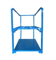 China Heavy Duty Movable Metal Stack Rack Frame Vegetables Warehouse Storage for sale