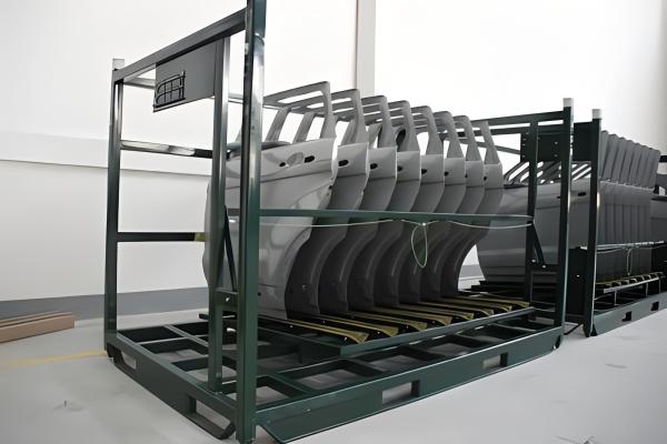 Quality Green Warehouse Industrial Storage Metal Automobile Frame Racking For Turnover for sale