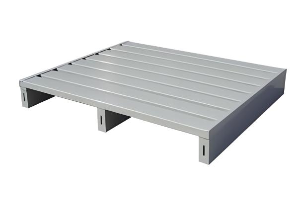 Quality 3tons Warehouse Metal Pallet 4 Way Iron Power Coat Two Way Mild Steel Pallet for sale