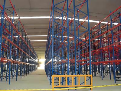 Cina 75mm Regolabile Long Span Metal Storage Heavy Duty Rack Rack profondità 1,5-3 mm in vendita