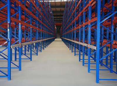 Cina 75mm Regolabile Long Span Metal Storage Heavy Duty Rack Rack profondità 1,5-3 mm in vendita