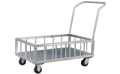 Cina Piattaforma carrello in acciaio pieghevole piatto magazzino carrello di trasloco pieghevole capacità di peso pieghevole dolly carrello di bagagli piatto in vendita