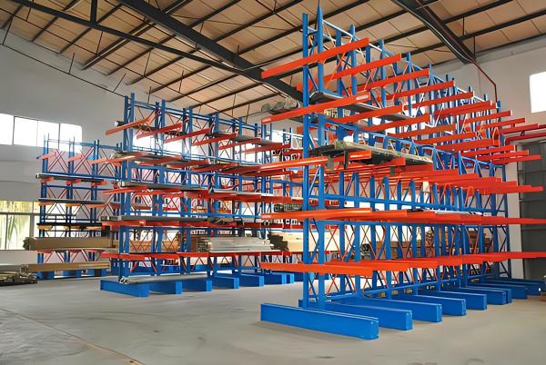 Cina Strutturale in polvere rivestita con scaffalatura a cantilever a doppio lato