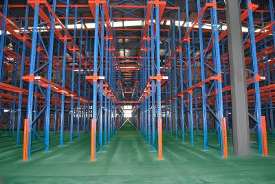 China Forklift Drive In Pallet Rack Low Cost Storage Industrial Drive In Racking System For Warehouse Storage for sale