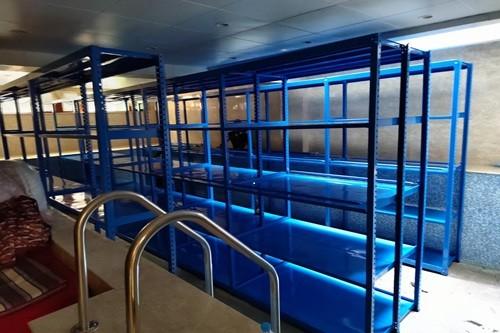 Custom Size Multi-layer Cold-Steel Shelving Rack Light Medium Duty Storage Rack For Garage And Warehouse