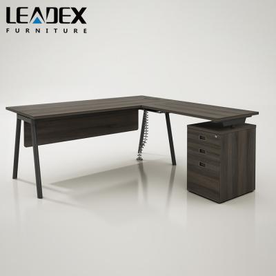 China FREESTANDING DESK WITH FIXED PEDESTAL for sale