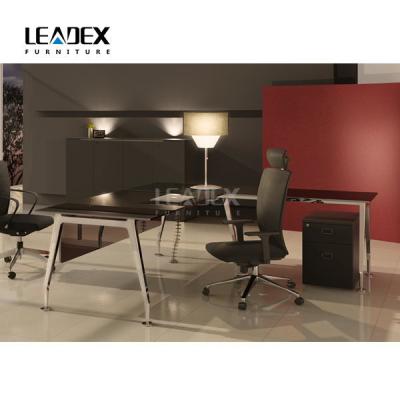 China GLASSTOP MANAGER DESK for sale