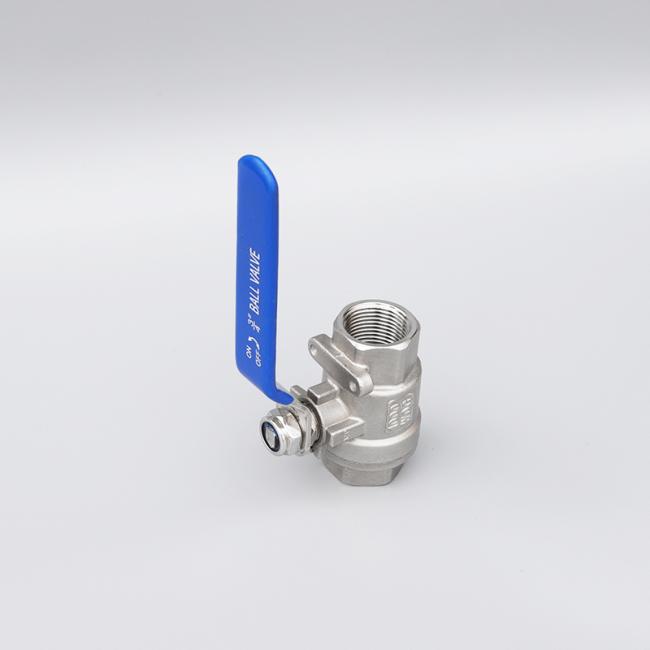 Factory Direct Supply 304 Stainless Steel 2PC Ball Valve with Lock